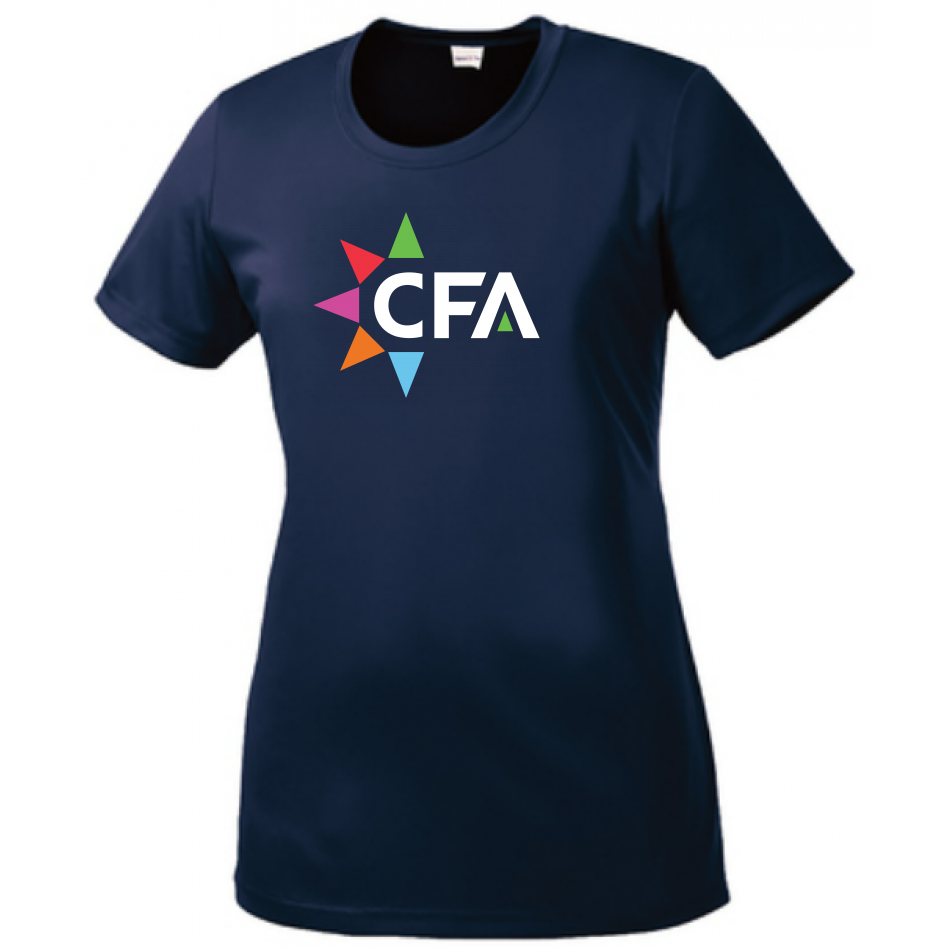 CFA :: Tops :: Women's Big CFA Dri-Fit Navy Tee